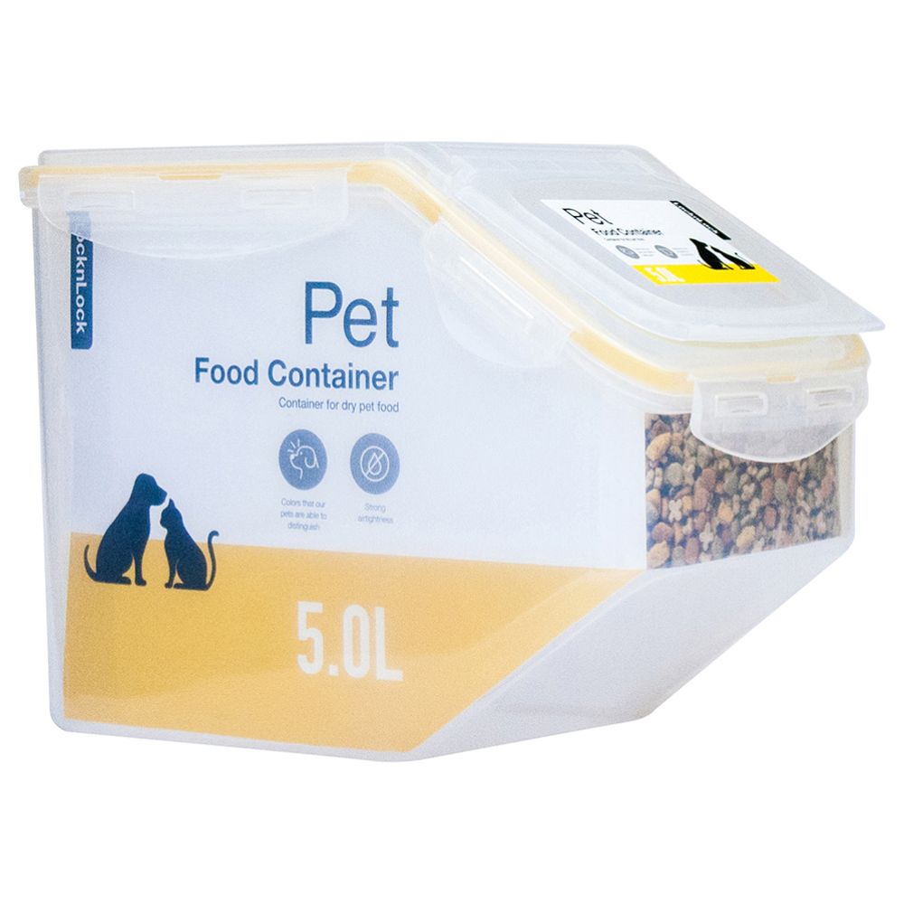 Buy Lock&Lock - Dry Pet Food Container - 5.0L in UAE | Mumzworld