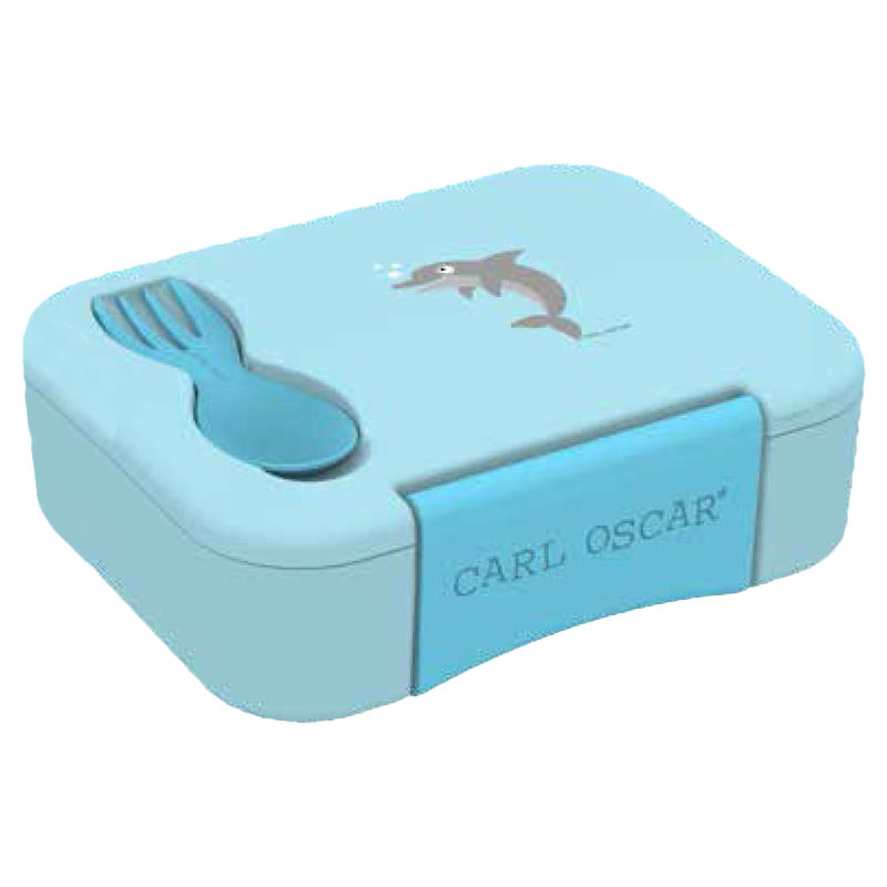 Buy Carl Oscar - Kids Bento Box - 3 Compartment - Blue in UAE | Mumzworld