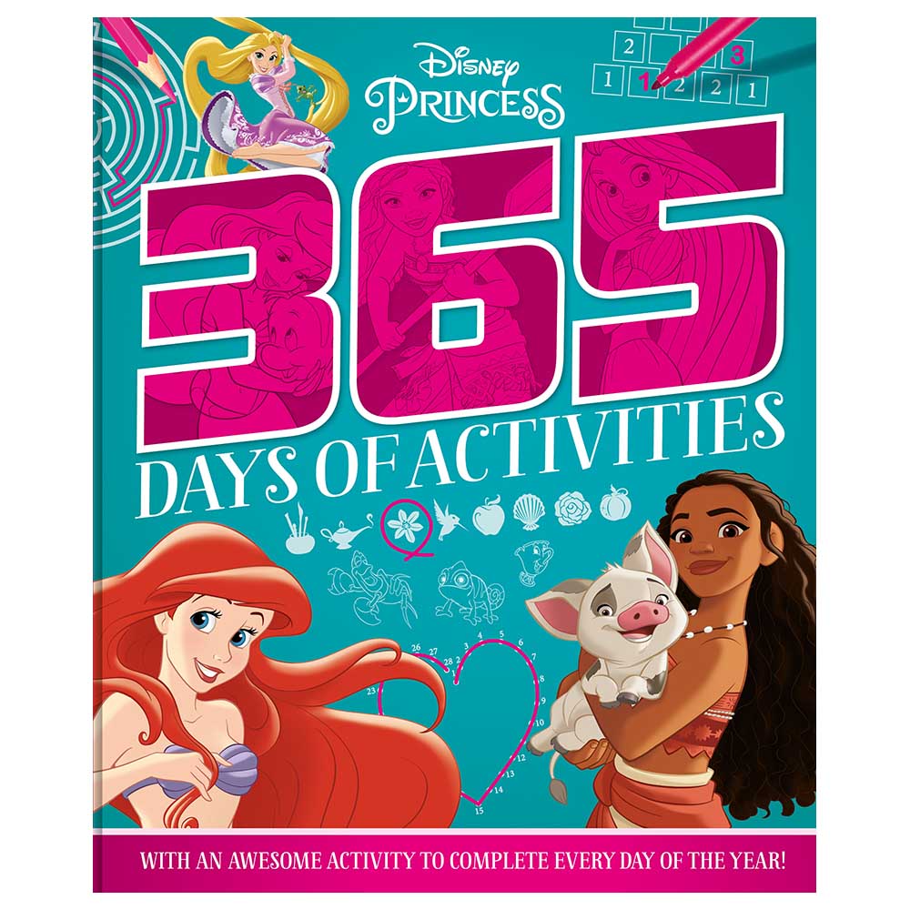 Buy Disney Princess 365 Puzzles & Activities Book in UAE | Mumzworld