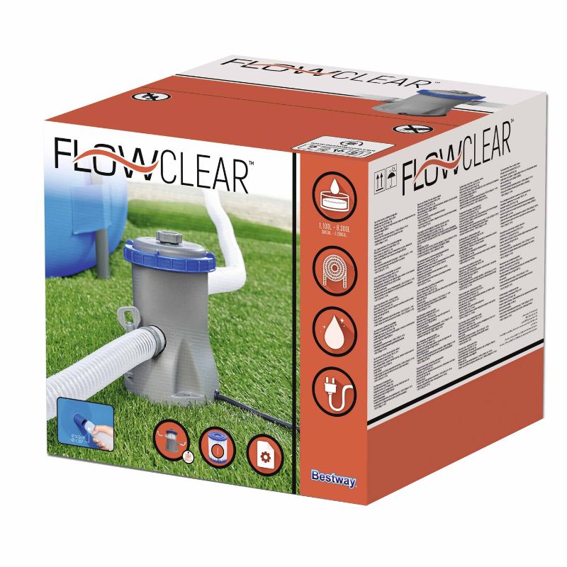 Bestway - Flowclear Filter Pump 330gal - Grey | Buy at Best Price from ...