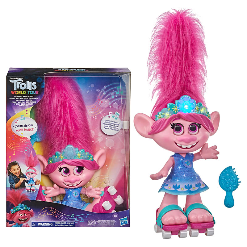 Buy Hasbro - Dreamworks Trolls Dancing Hair Poppy Singing Doll in KSA ...