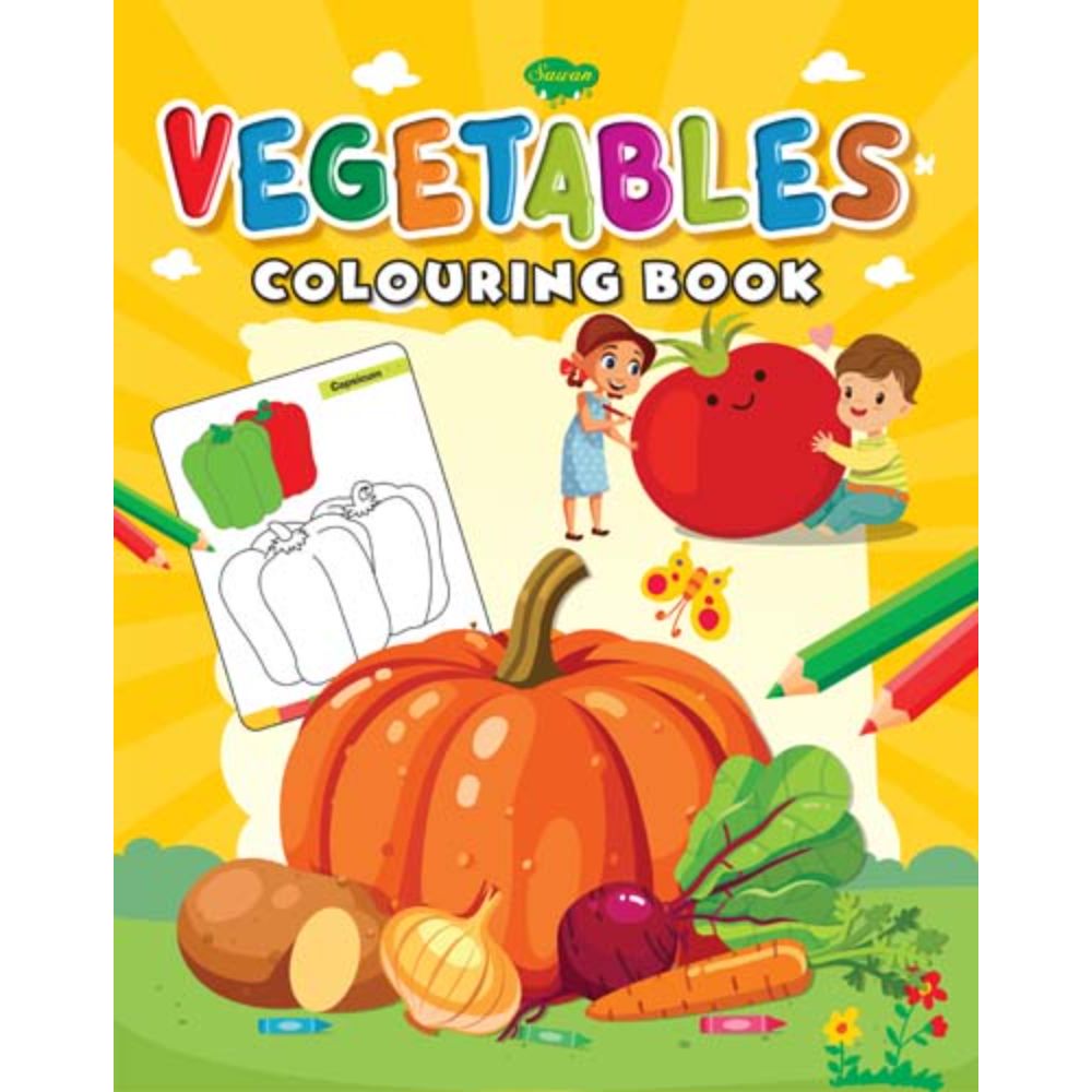 Buy Sawan Vegetables Colouring Book in KSA | Mumzworld