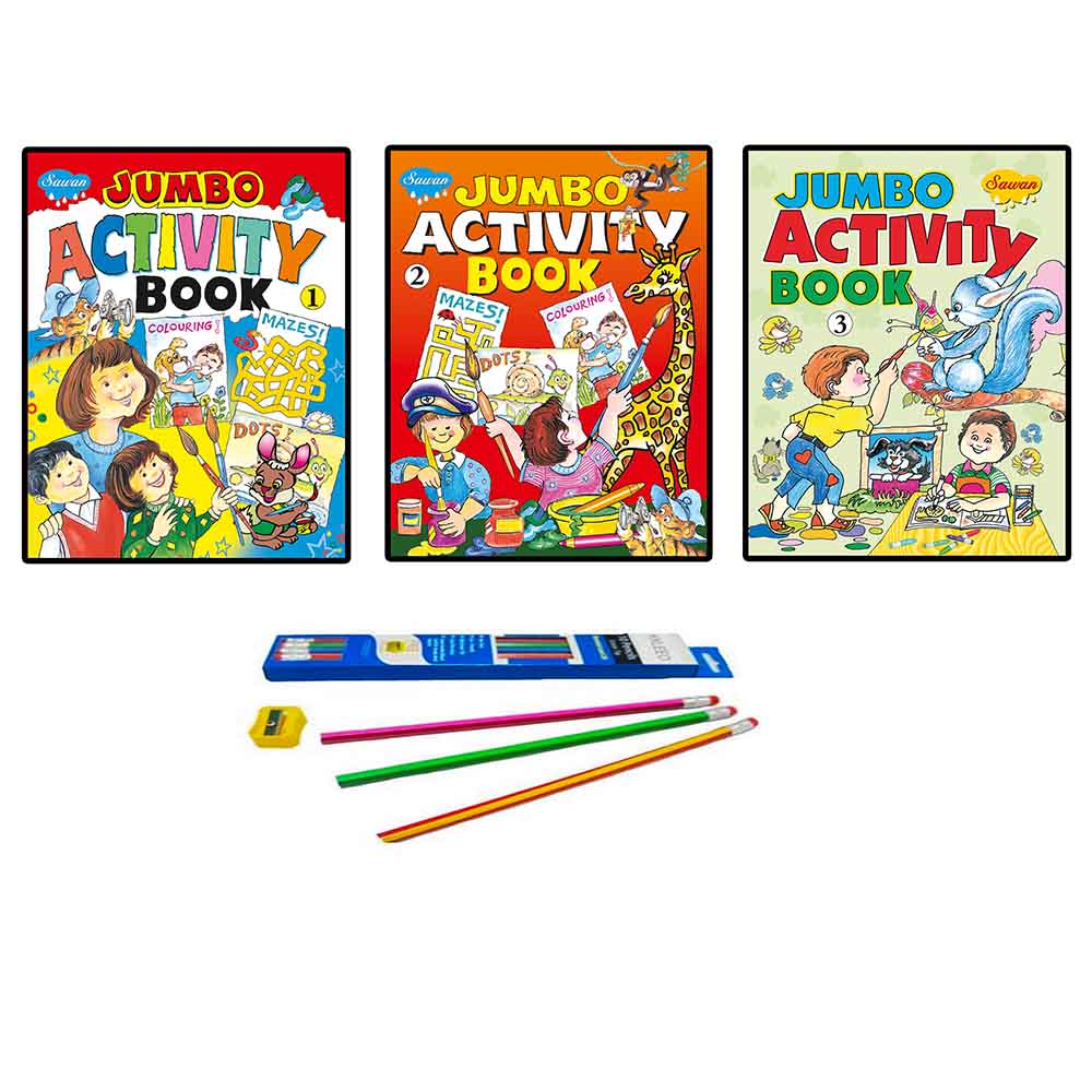 My First Jumbo Activity Book Set | Buy at Best Price from Mumzworld
