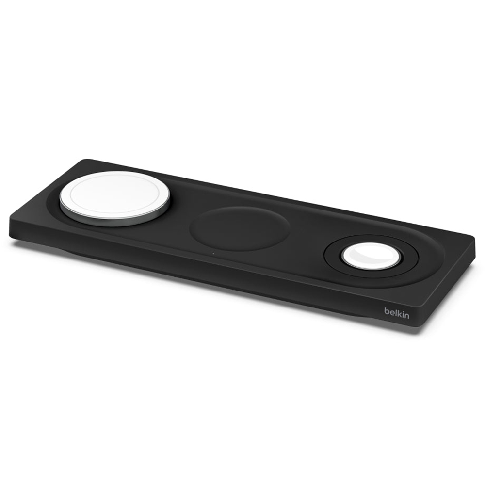 Buy Belkin - 3-in-1 Wireless Charging Pad with Magsafe - Black in UAE ...