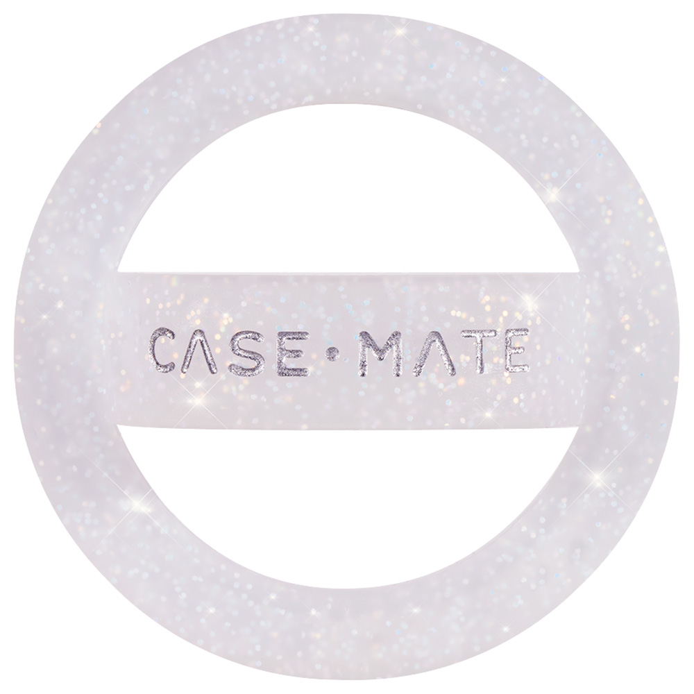 Case-Mate - Magnetic Loop Grip Works w/ Magsafe - Sparkle White