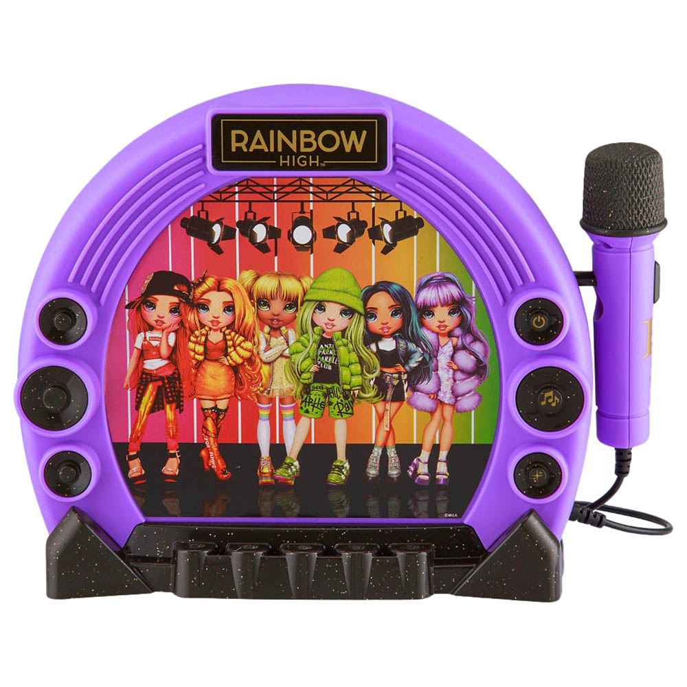 Buy KIDdesigns - MGA Rainbow High Sing-Along Boombox & Microphone in ...