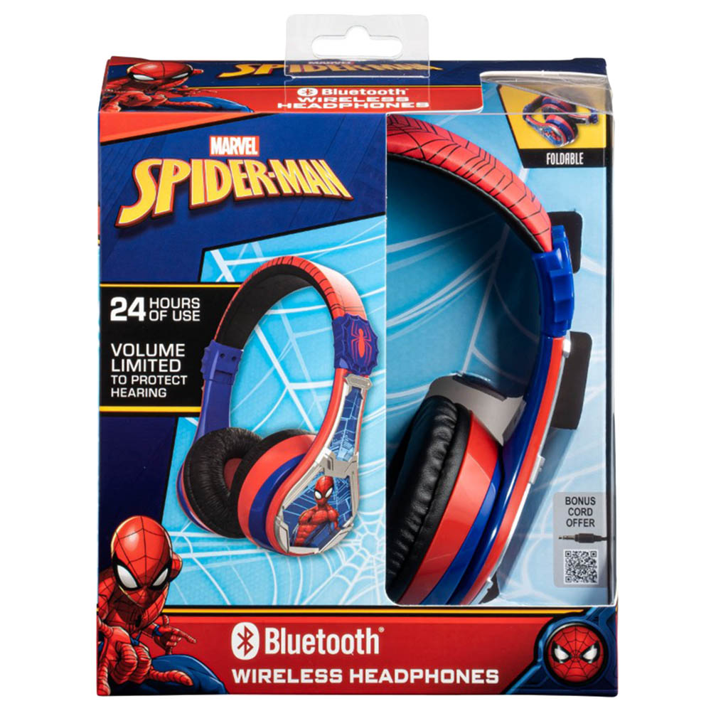 Buy KIDdesigns - Marvel Spider-Man Bluetooth Headphones in UAE | Mumzworld