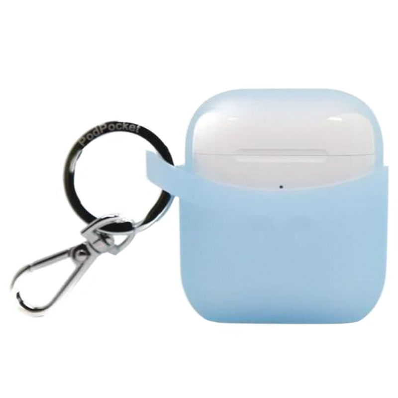 Buy PodPocket - Silicone Case for Apple Airpod - Light Blue Online ...