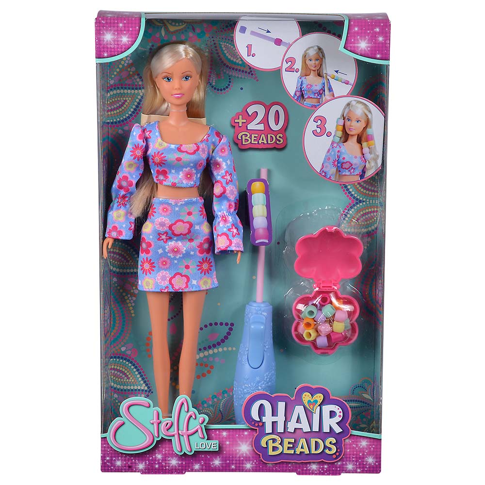 Buy Simba - Steffi Love Doll with Hair Beads in UAE | Mumzworld