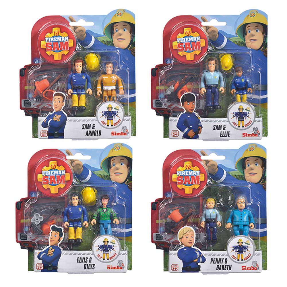 Buy Fireman Sam - Figurines Double Pack - Assorted in UAE | Mumzworld