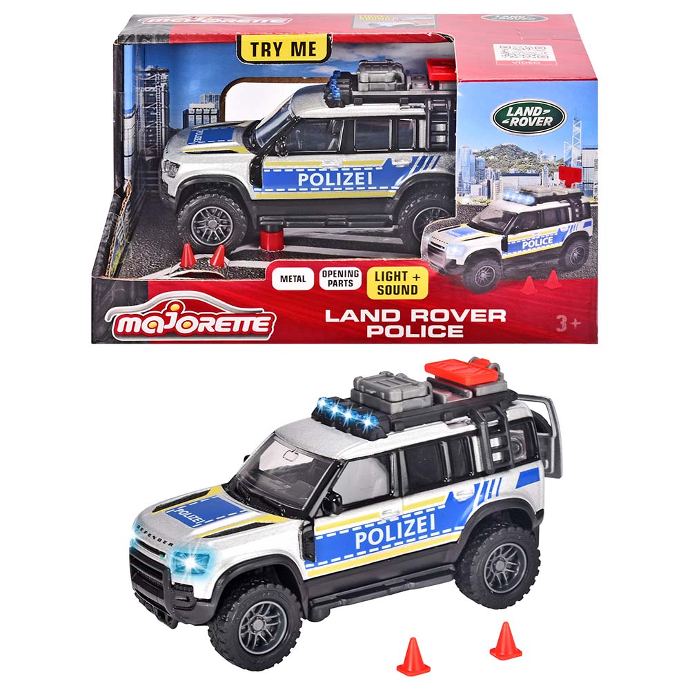 Buy Majorette - Land Rover Police in UAE | Mumzworld