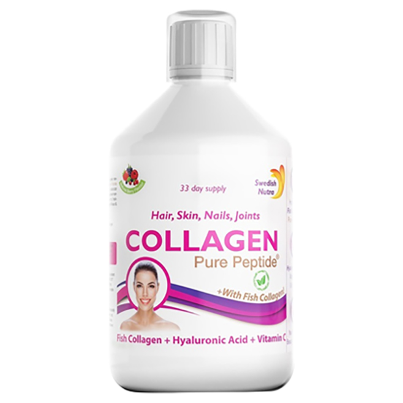 Buy Swedish Nutra - Liquid Collagen 5000mg Fish Pure Peptide - 500ml in ...