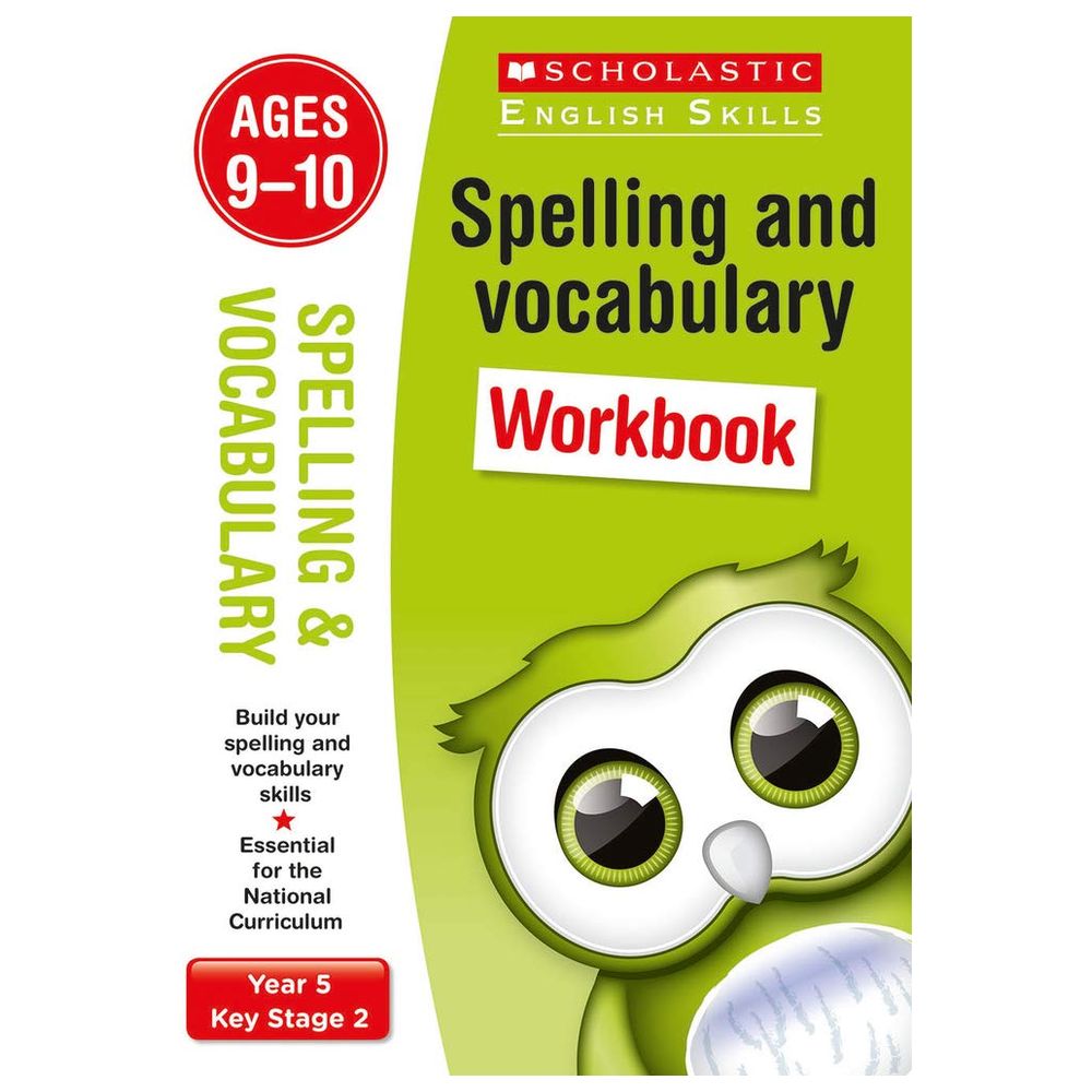 Buy Spelling And Vocabulary Year 5 Workbook in KSA | Mumzworld