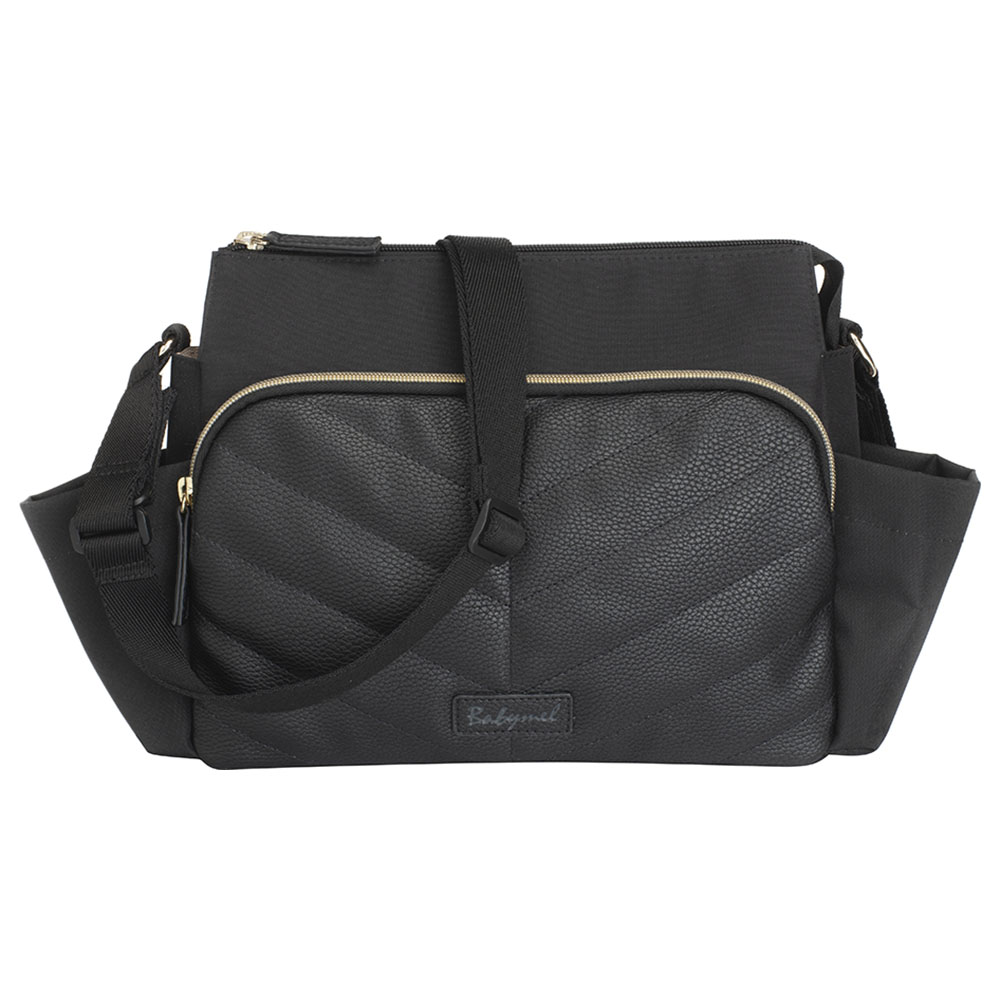 Buy Babymel - Amber Stroller Diaper Bag - Black in KSA | Mumzworld