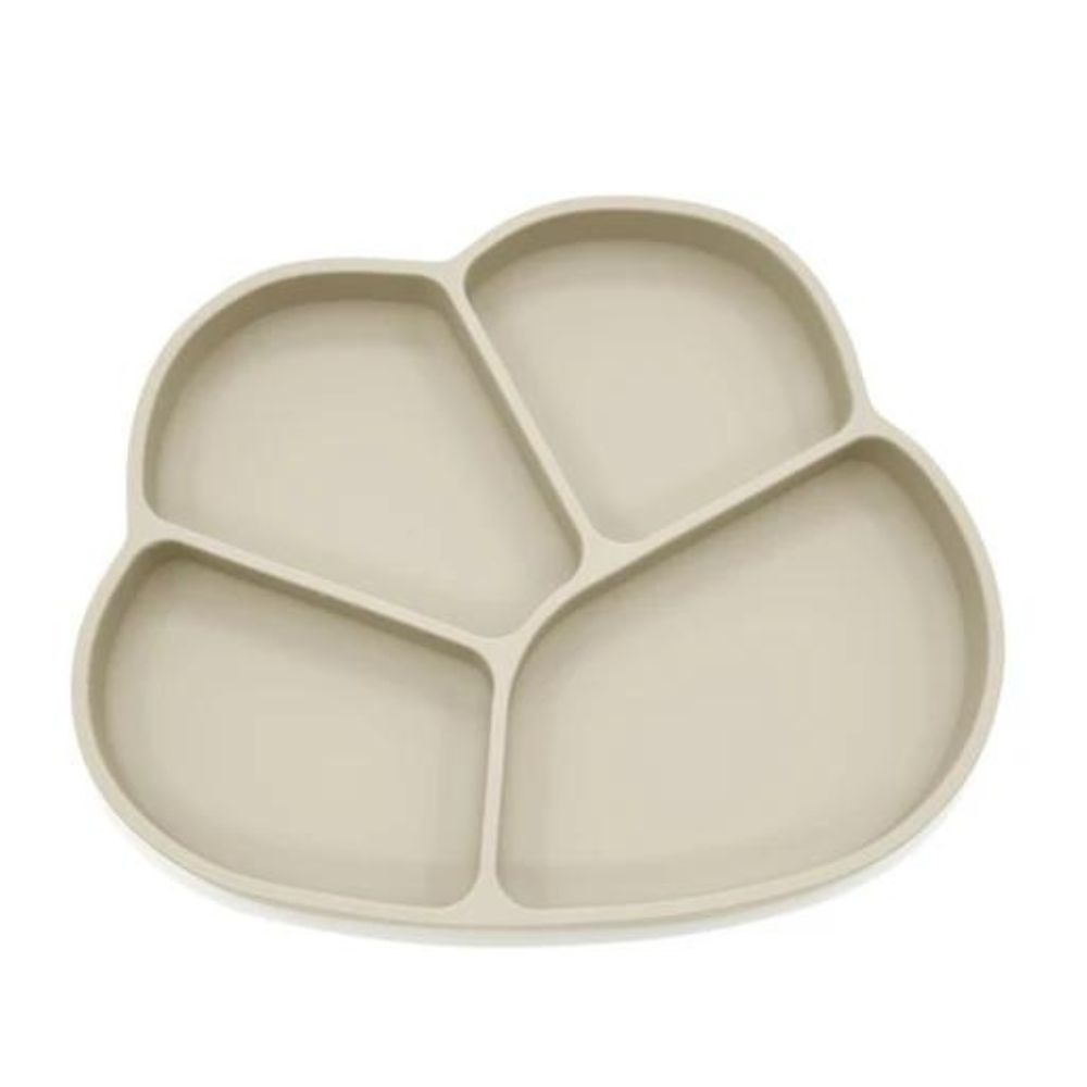Buy Twinkle - Silicone Cloud Plate - Beige in UAE | Mumzworld