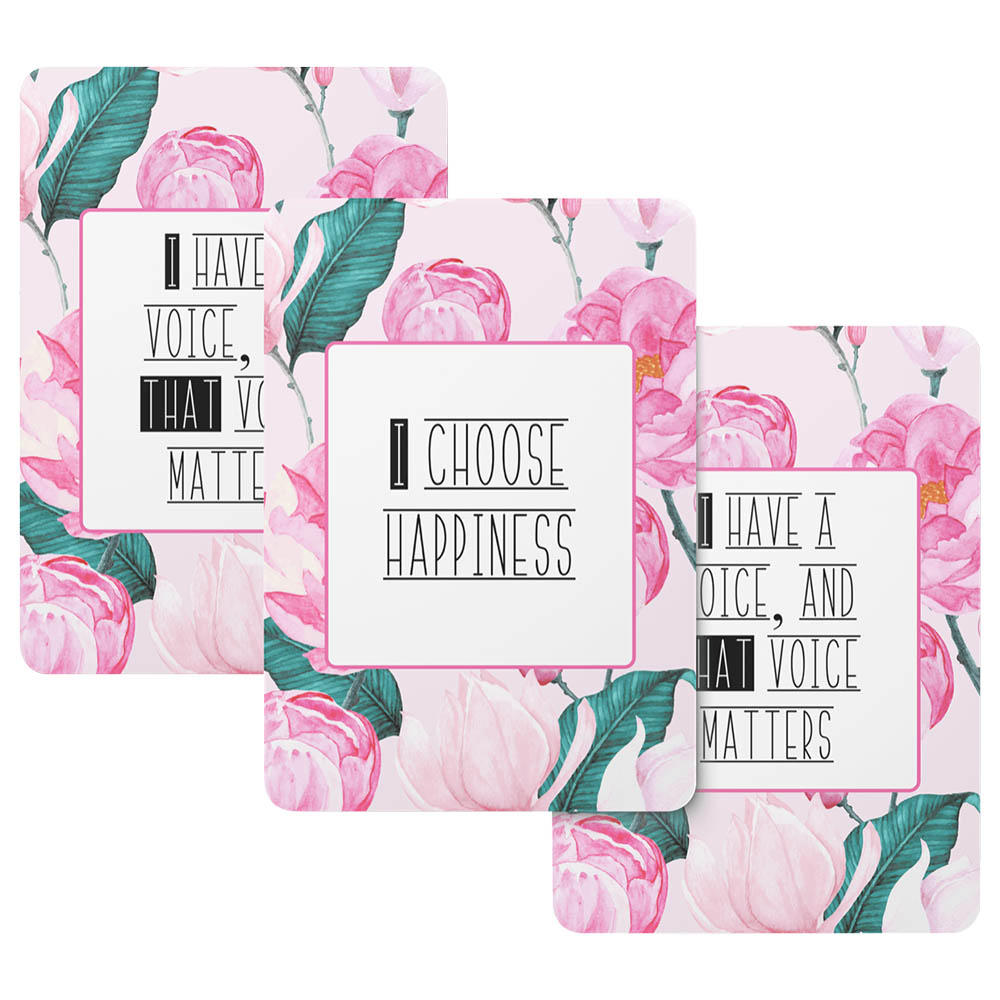 Buy Twinkle And Giraffe Set Of 20 Pink Peonies Affirmation Cards in UAE ...