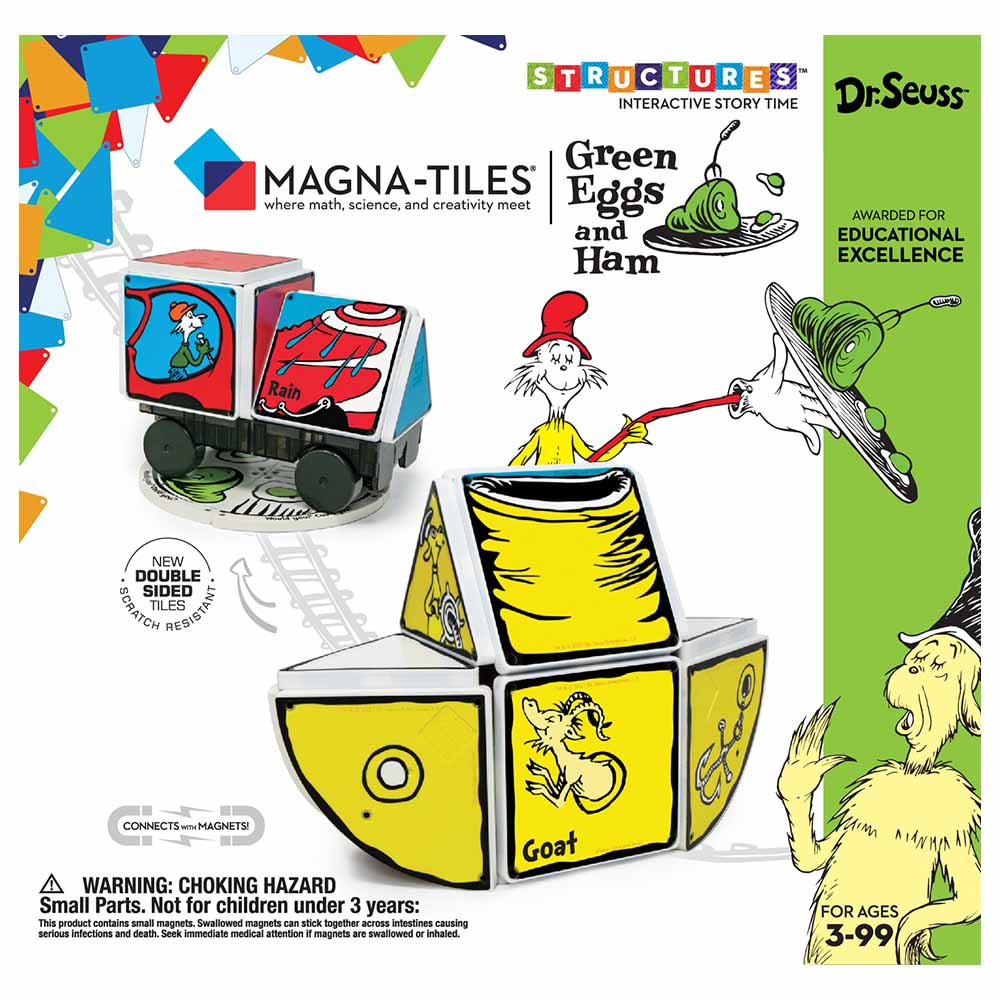 Buy MAGNA-TILES - Structures Green Eggs And Ham Online | Mumzworld