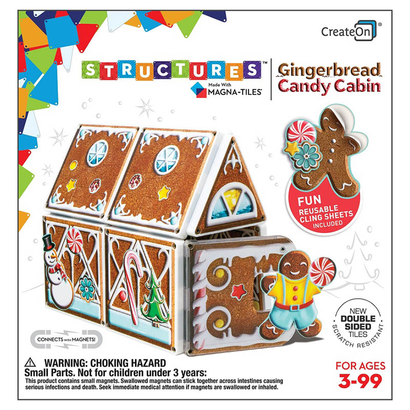 Buy MAGNA-TILES - Structures Gingerbread Candy Cabin 2020 in UAE ...