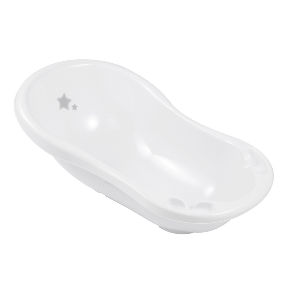 Buy Keeeper - Stars Stars Baby Bath With Plug - White in UAE | Mumzworld