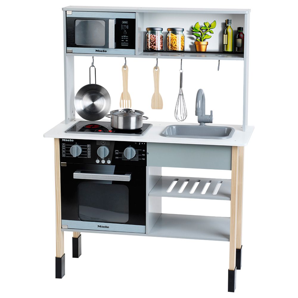 Buy Klein Toys - Miele Toy Wooden Kitchen with Lights & Sound in KSA ...