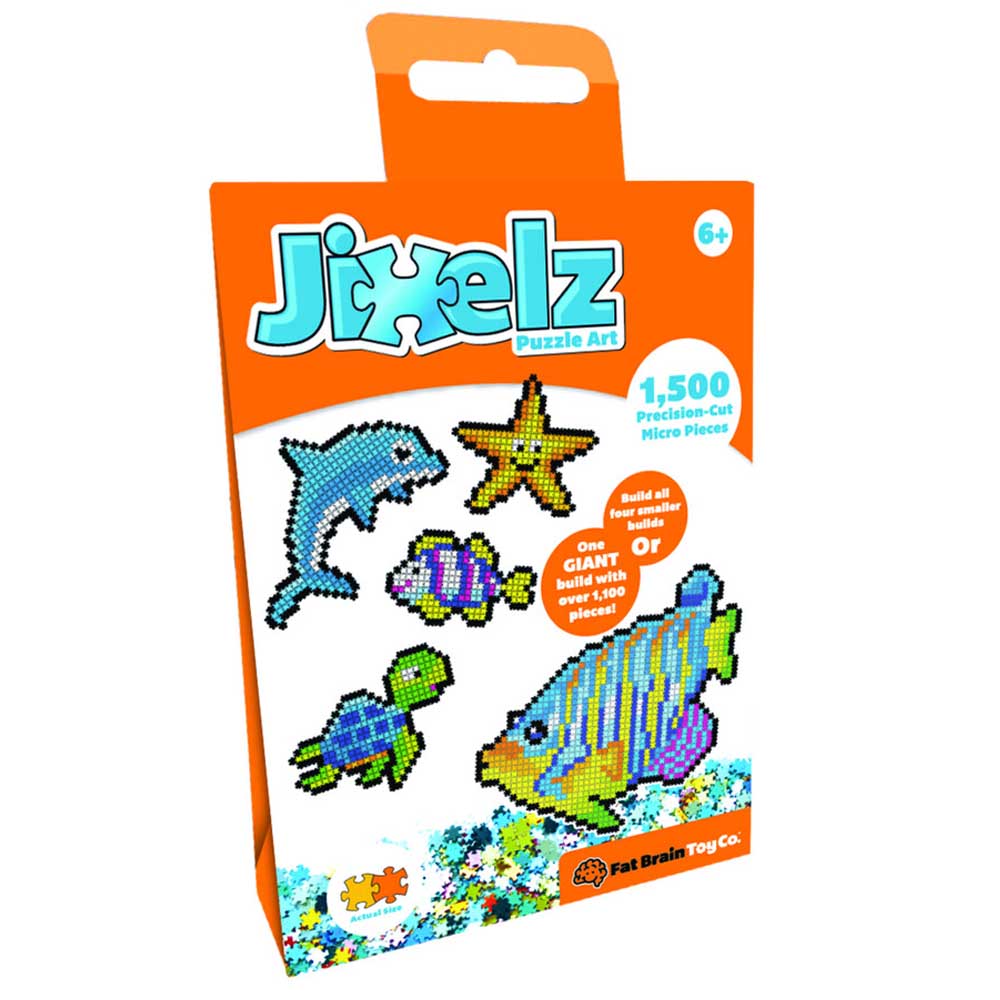 Buy Fat Brain Toys - Jixelz Puzzle Art 1500pc-Set - Under The Sea in ...