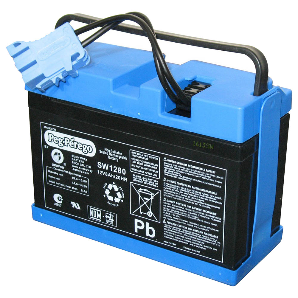 Buy Peg Perego - 12V 8Ah Battery - Blue Online | Mumzworld