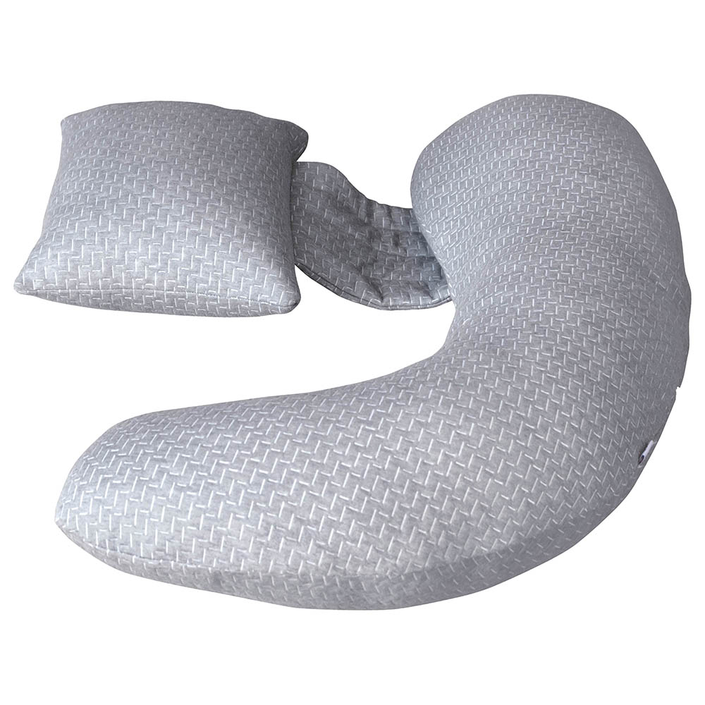 Buy Moon - Bamboo Multi Position Pillow - Grey in KSA | Mumzworld