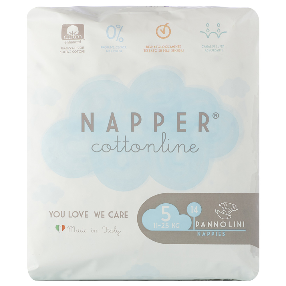 Napper - Cotton Line Diapers Soft Hug Parmon 11-25kg 14pc | Buy at Best ...