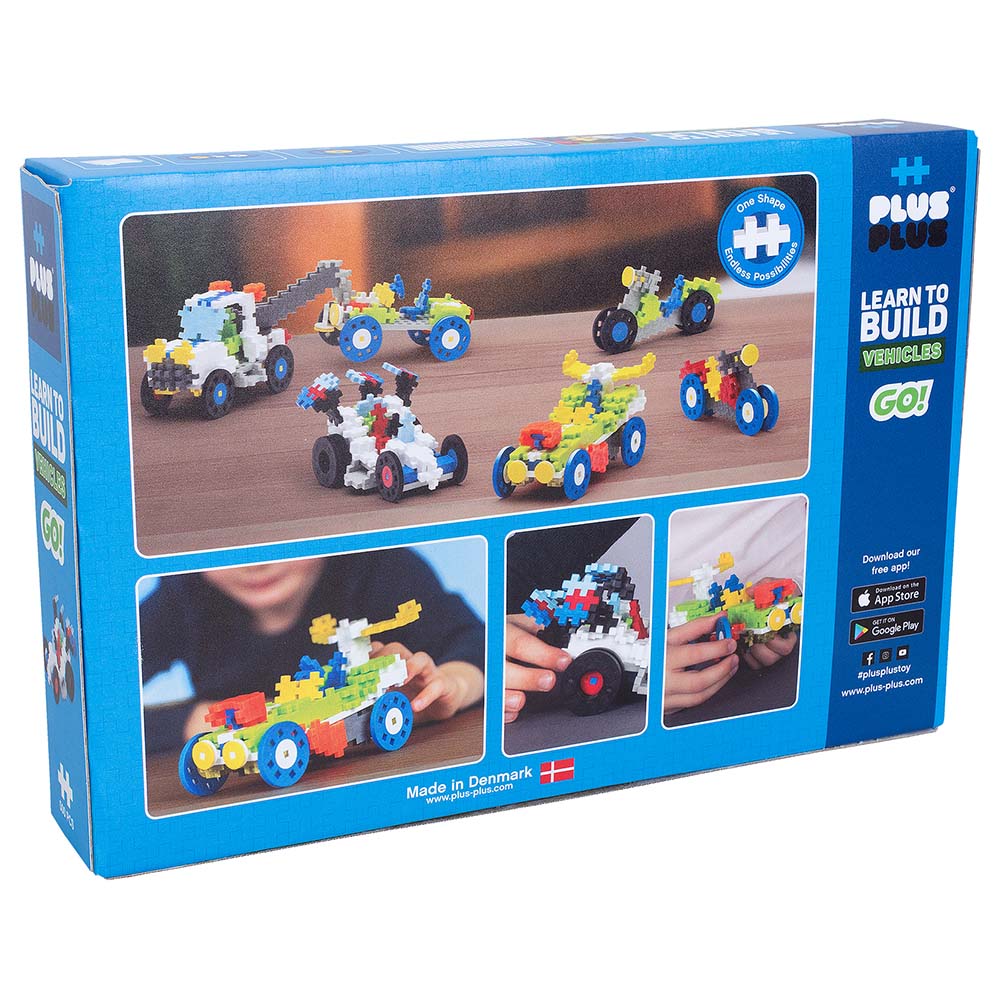 Buy Plus Plus - Learn To Build Set - Go Vehicles in UAE | Mumzworld