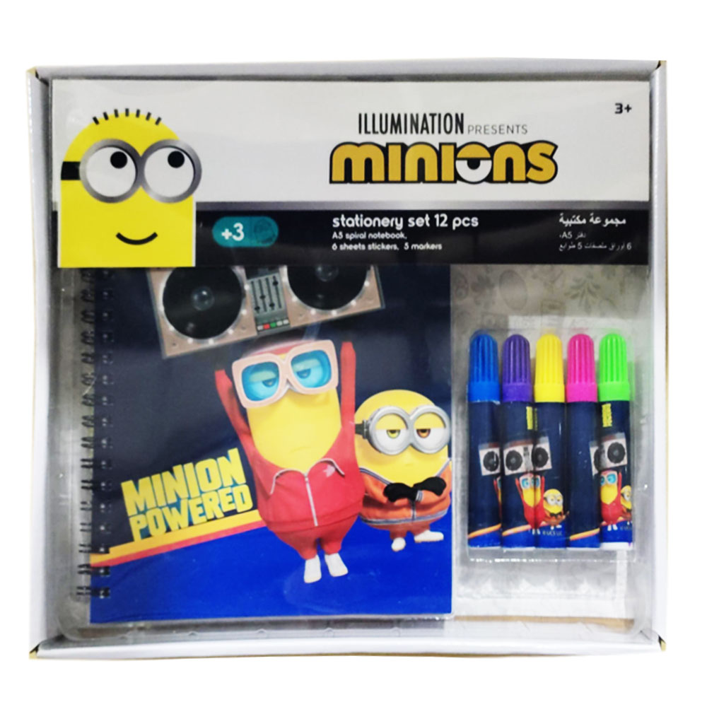 Universal Studios - Minions Stationery Set 12pc-Set | Buy at Best Price ...