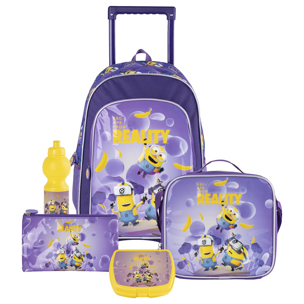 Buy 5-In-1 Minions Escape From Reality Trolley Box Set - 18-Inch in UAE ...
