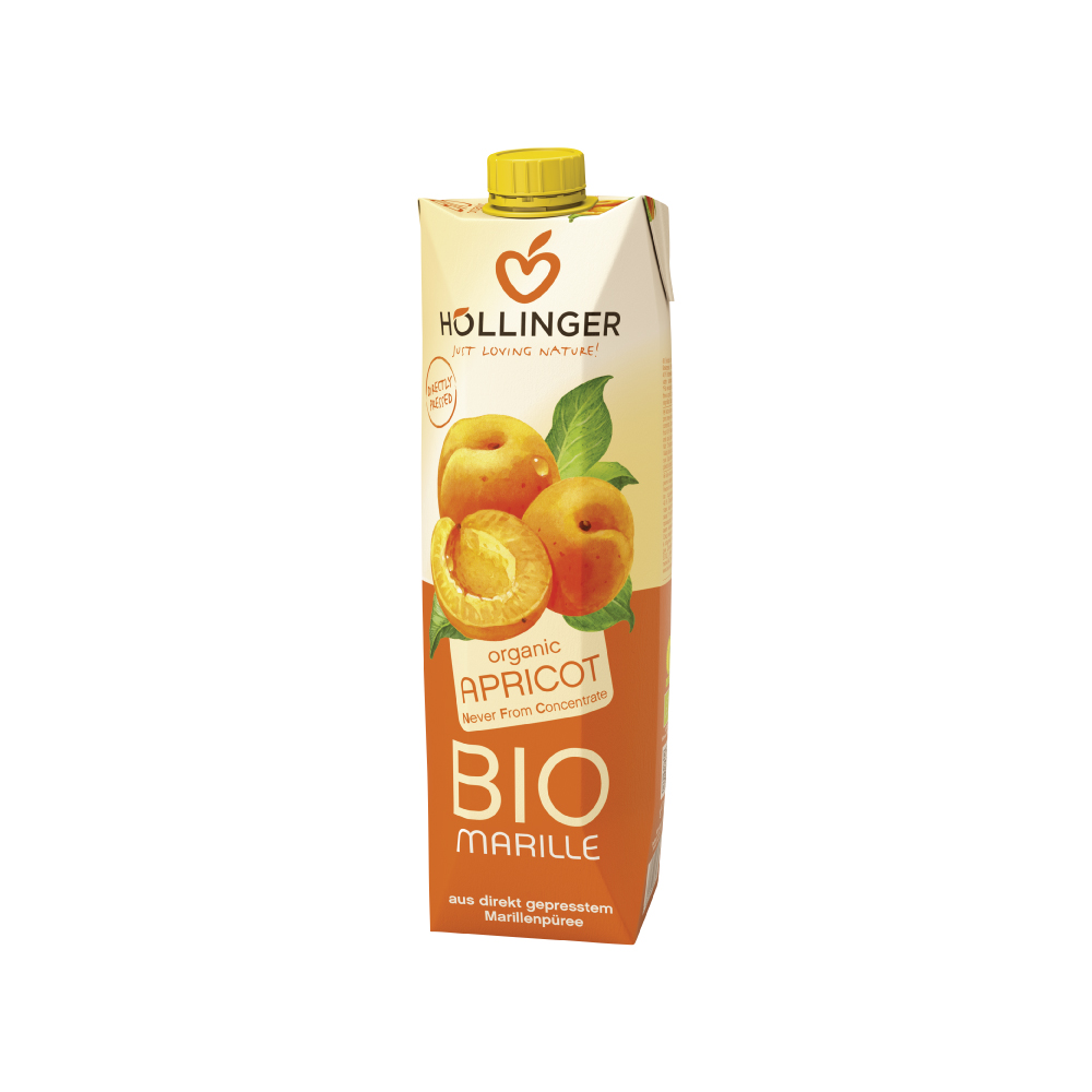 Buy Hollinger Organic Apricot Juice 1L in UAE | Mumzworld