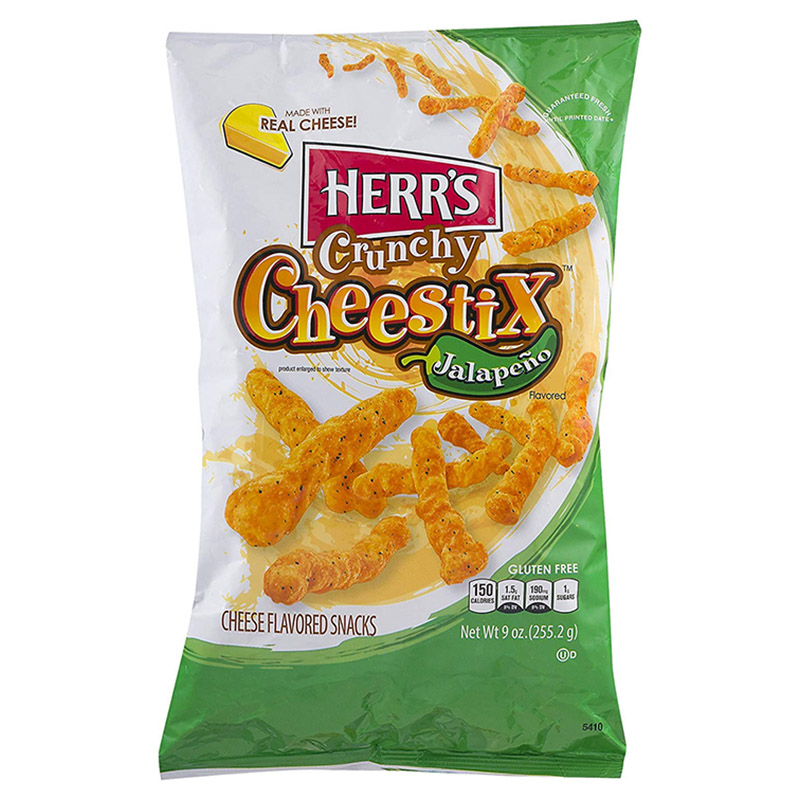 Buy Herr's - Jalapeno Crunchy Cheese Stix Chips 255g in UAE | Mumzworld