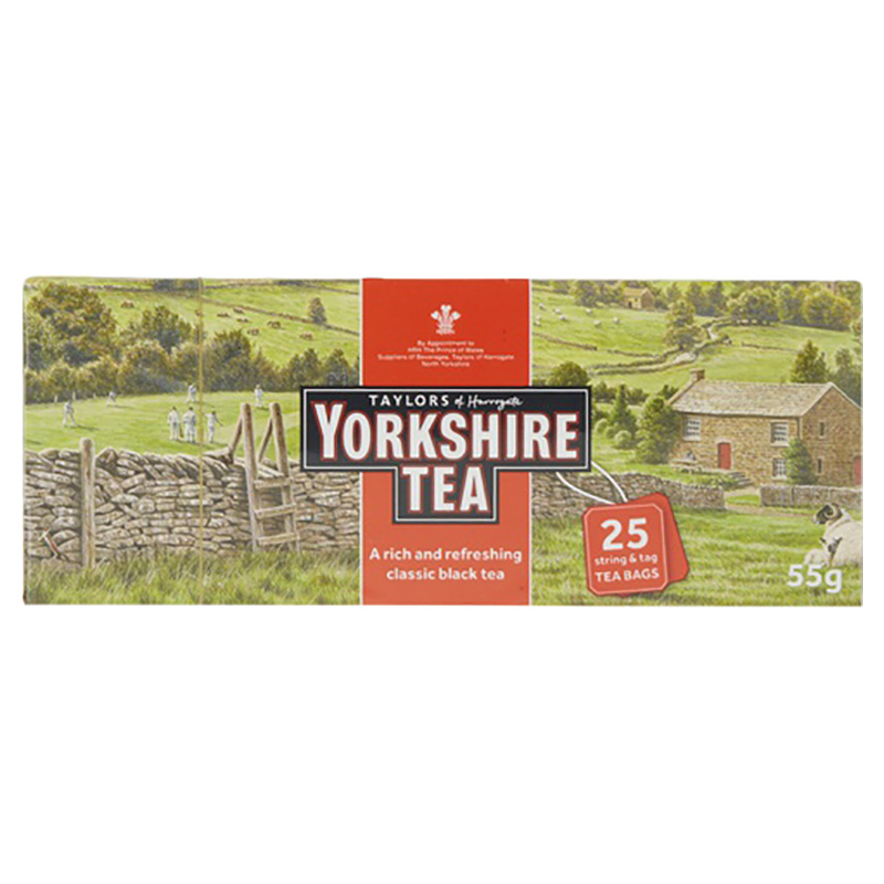 Buy Yorkshire - Black Tea - 25 Teabags in UAE | Mumzworld
