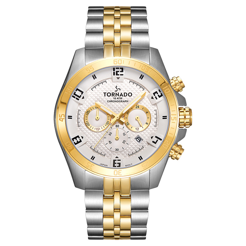 Buy Tornado - Men Chronograph White Dial Watch - T3149B-TBTW in UAE ...