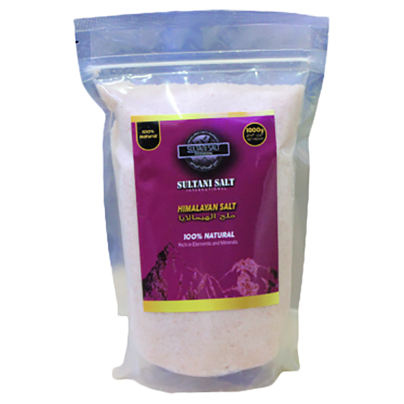 Buy Sultani Salt - Himalayan Salt Stand Zipper Pouch 1000g in UAE ...