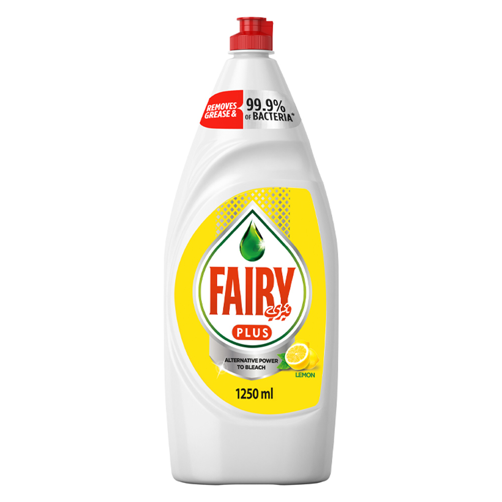 Fairy - Plus Lemon Dishwashing Liquid Soap 1.25L | Buy at Best Price from Mumzworld