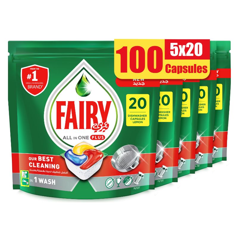 Fairy - All-In-1 Plus Dishwasher 100 Count, | Buy at Best Price from ...
