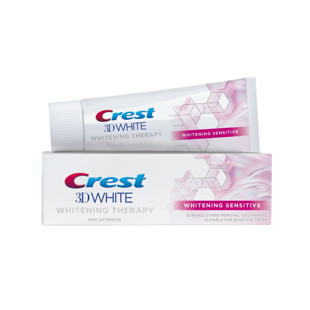 Buy Crest 3D White Therapy Sensitive Toothpaste 75ml in UAE | Mumzworld
