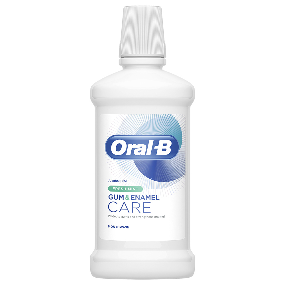 Oral-B - Gum & Enamel Care Fresh Mint Mouthwash 500ml | Buy at Best ...