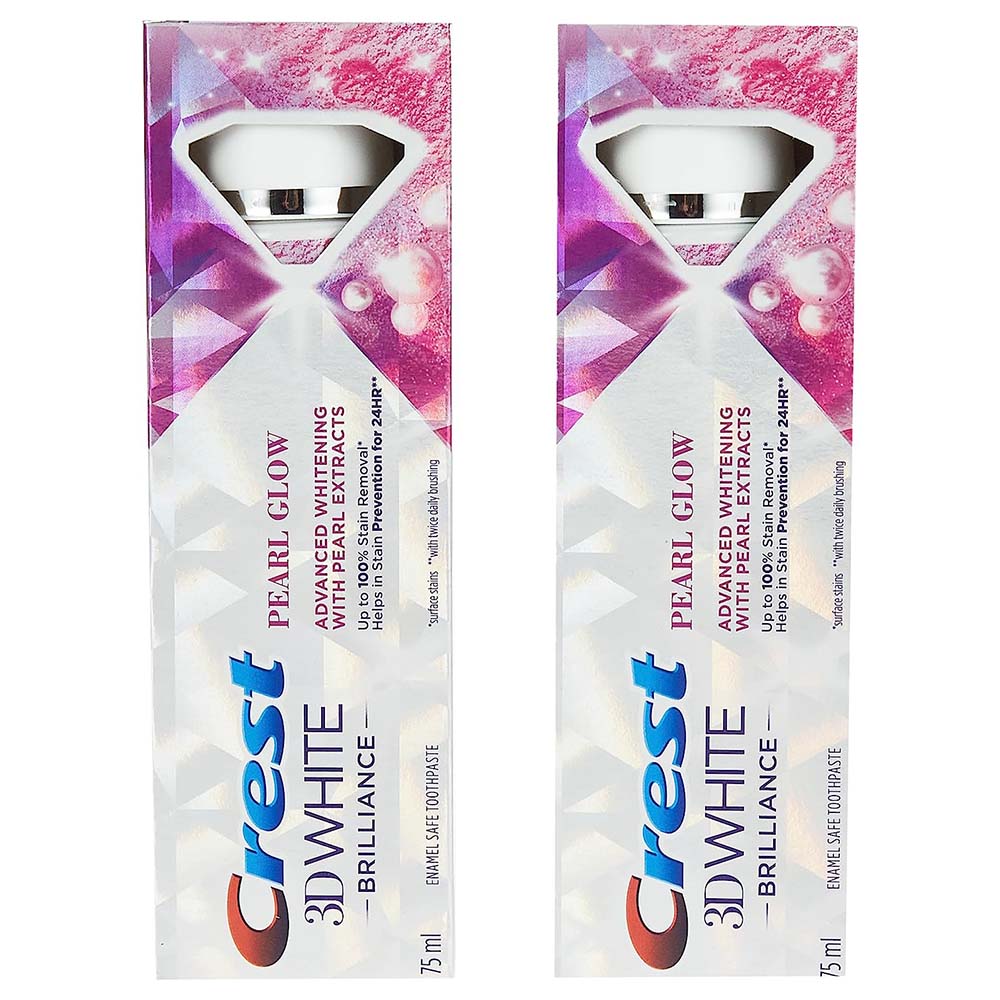 Buy Crest - Pearl Glow Advanced Whitening Toothpaste - 75ml - 2pcs at ...