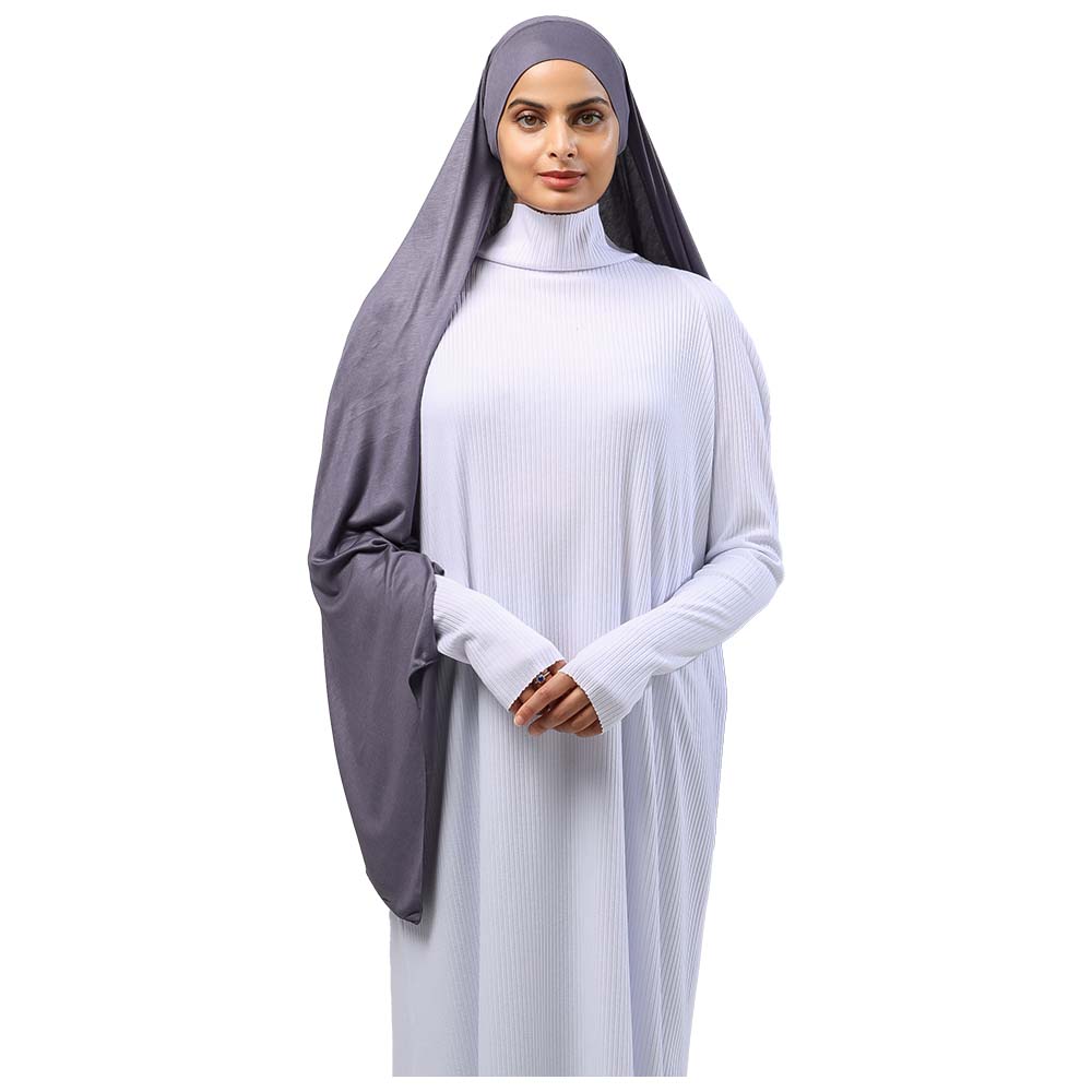 Buy The Modest Company - Maryam Stretch Cotton Hijab - Wild Blue in UAE ...
