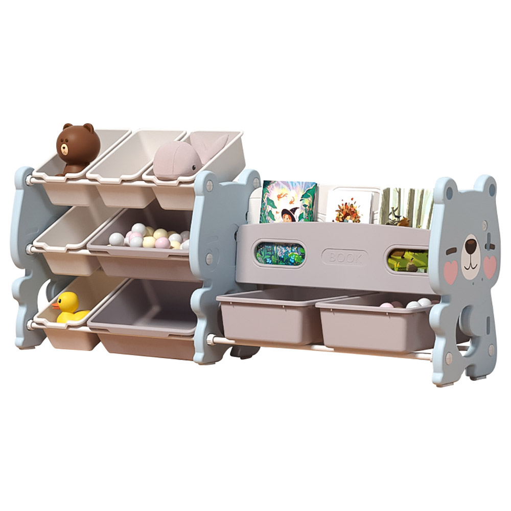 Buy Lovely Baby - Bear Storage Rack with Book Shelf in KSA | Mumzworld
