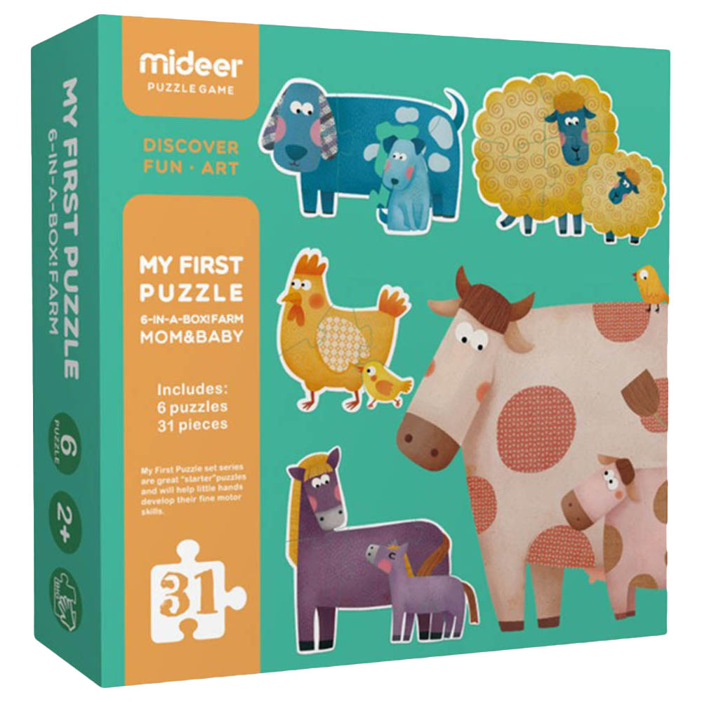 Buy Mideer - My First Farm Animals Puzzle 31pcs in UAE | Mumzworld