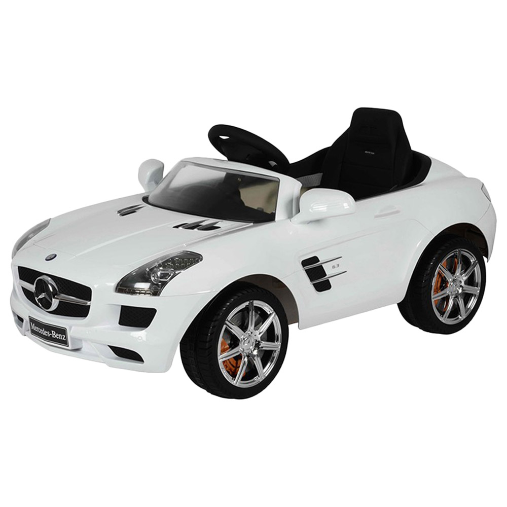 Buy Lovely Baby Mercedes-Benz SLS AMG Powered Riding Car - White in KSA ...