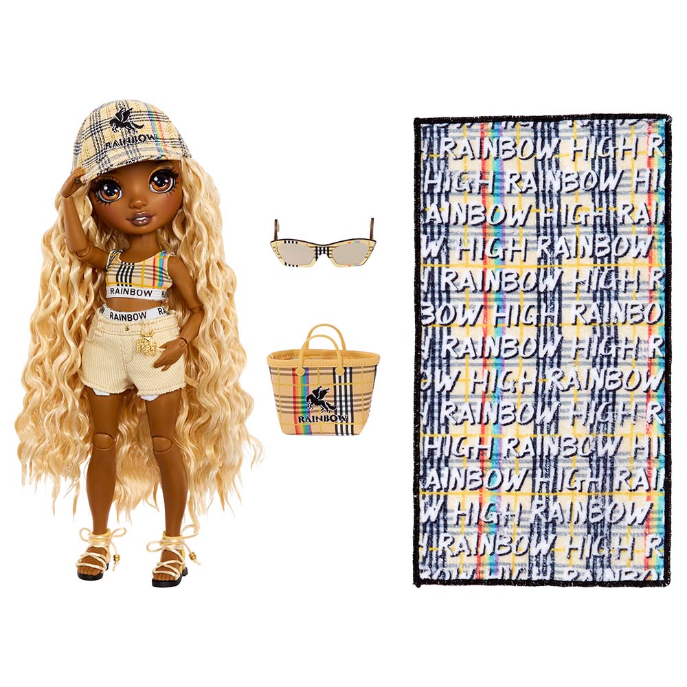 Buy Rainbow High - S1 Harper Dune- Sand Fashion Doll - Yellow in UAE ...