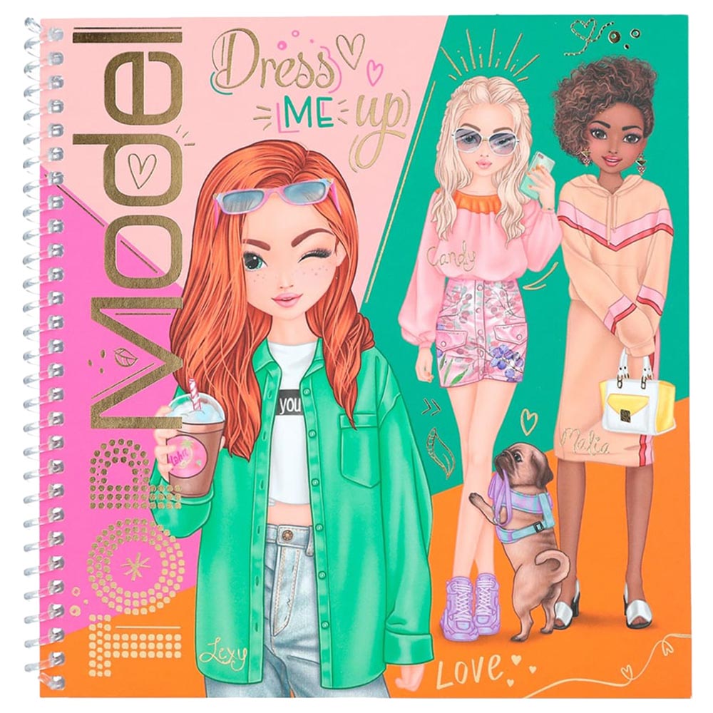 Buy Top Model - Dress Me Up Stickerbook at The Affordable Price - Mumzworld