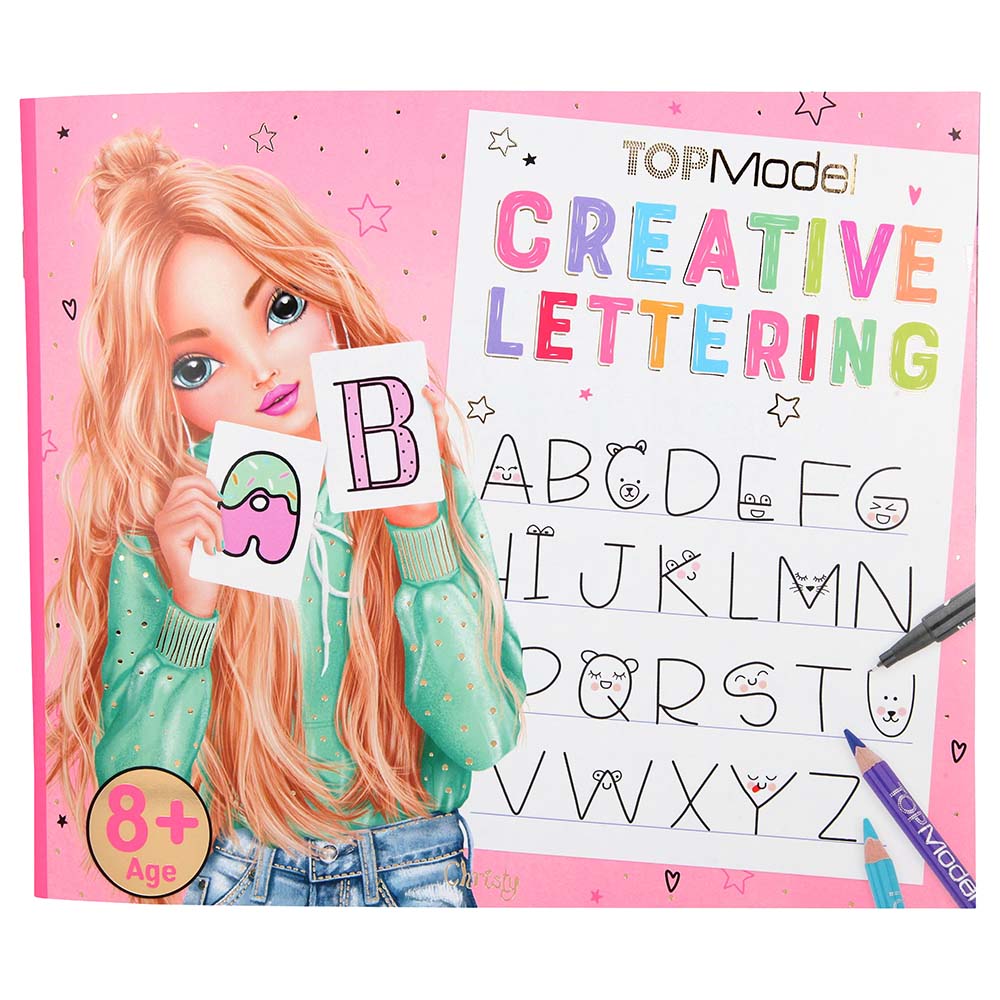 Topmodel - Creative Lettering Colouring Book | Buy at Best Price from ...