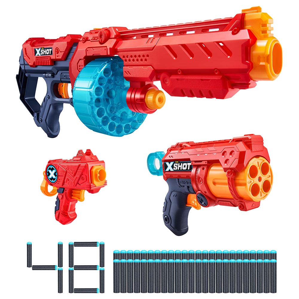 Buy X Shot - Combo Pack Turbo Fire/Fury 4 & Micro, 48 Foam Darts in UAE ...