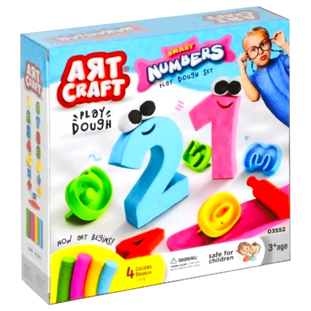 Dede - Art Craft Smart Numbers Dough Set | Buy at Best Price from Mumzworld